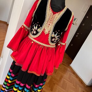 Handmade Rashti Costume: Persian Dress With Velvet Vest - Etsy