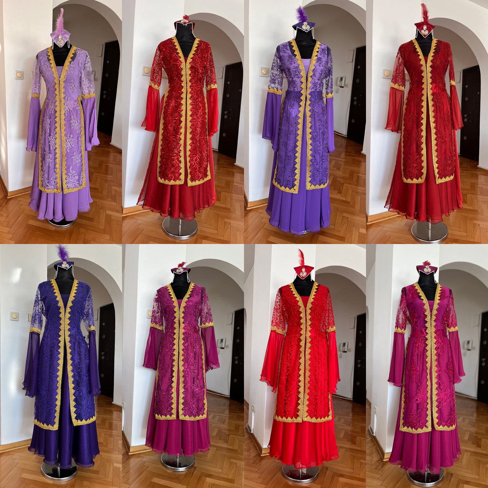 Handcrafted Persian Dance Costume: Nowruz, Yalda Night, Ceremonial ...