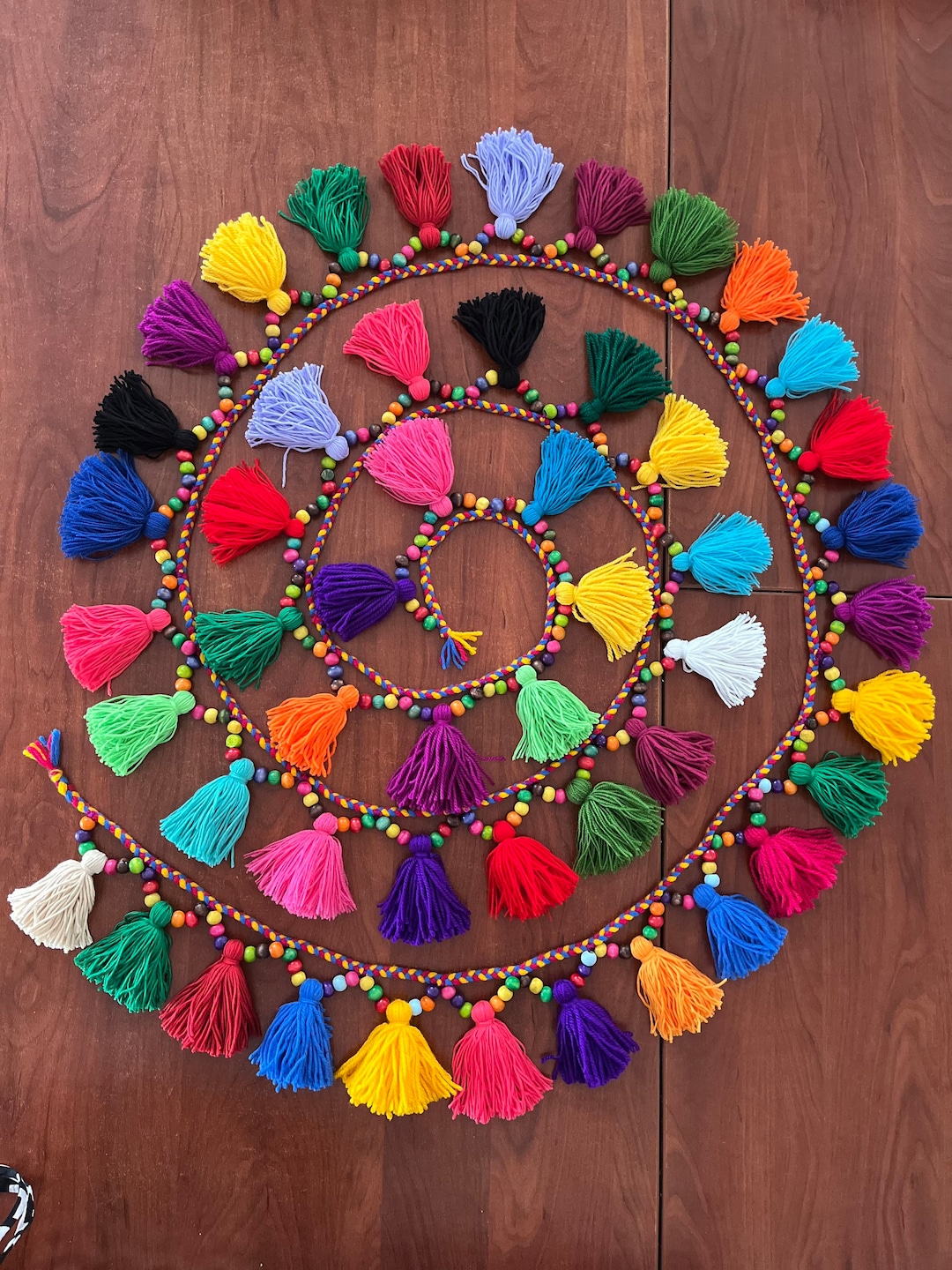 Persian Tassel Garland: Colorful Bakhtiari & Kurdish Decor (3 Meters ...