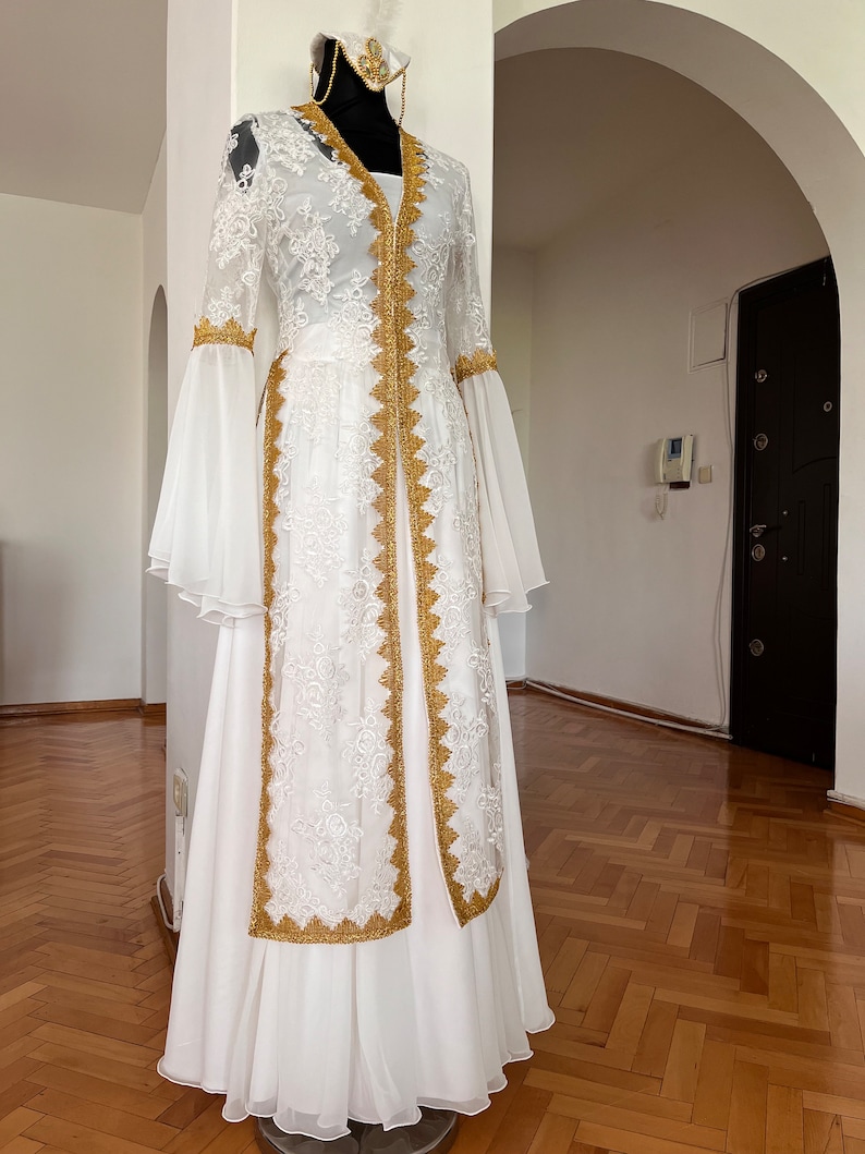 Persian Traditional Dance Costume: 4-piece Satin Chiffon Ensemble - Etsy