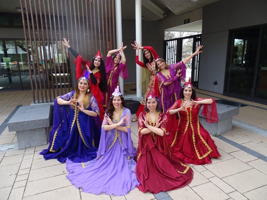 Handcrafted Persian Dance Costume: Nowruz, Yalda Night, Ceremonial ...