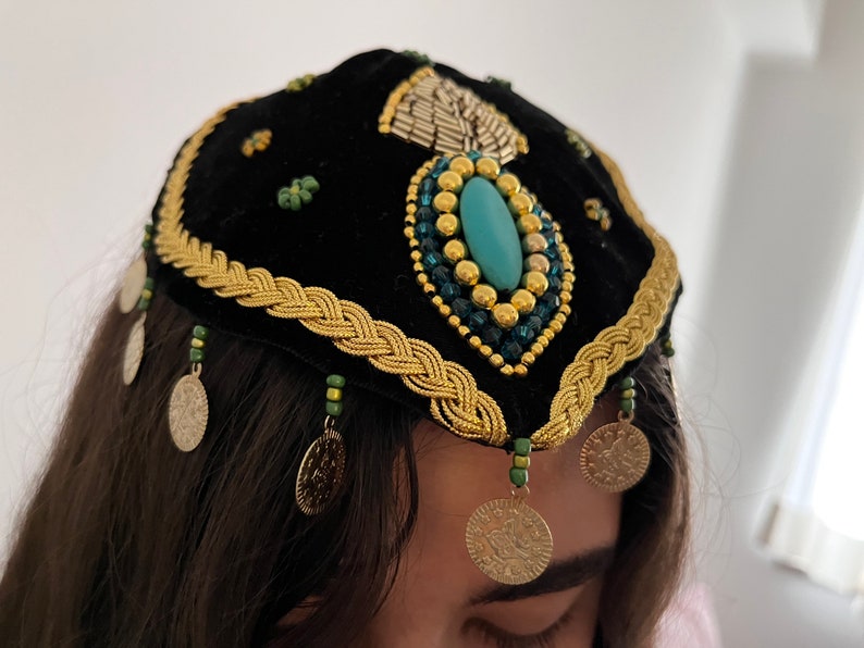 Traditional Persian Vest Embroidery Vest and Hat Persian - Etsy