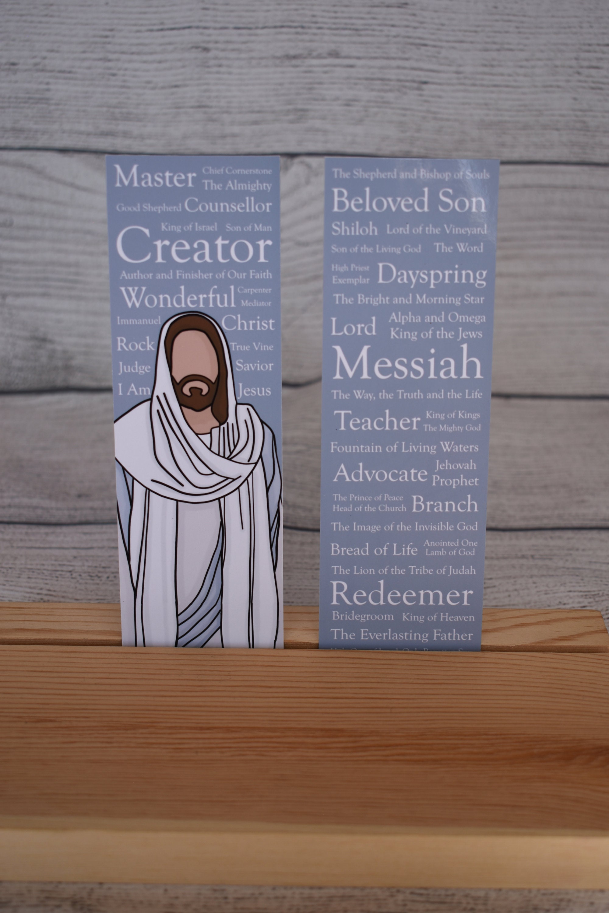 Names of Jesus Bookmark * 2x6 Inch Bookmark *double-sided - Etsy