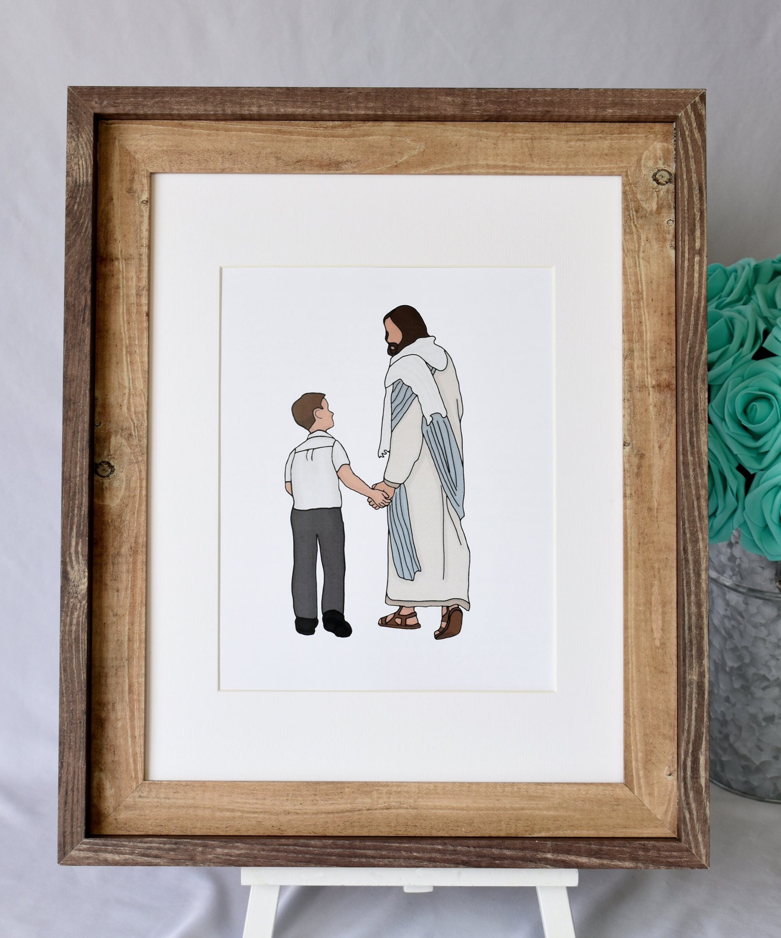 Walk With Jesus * Faceless Art * I Am a Child of God * Baptism Gift ...