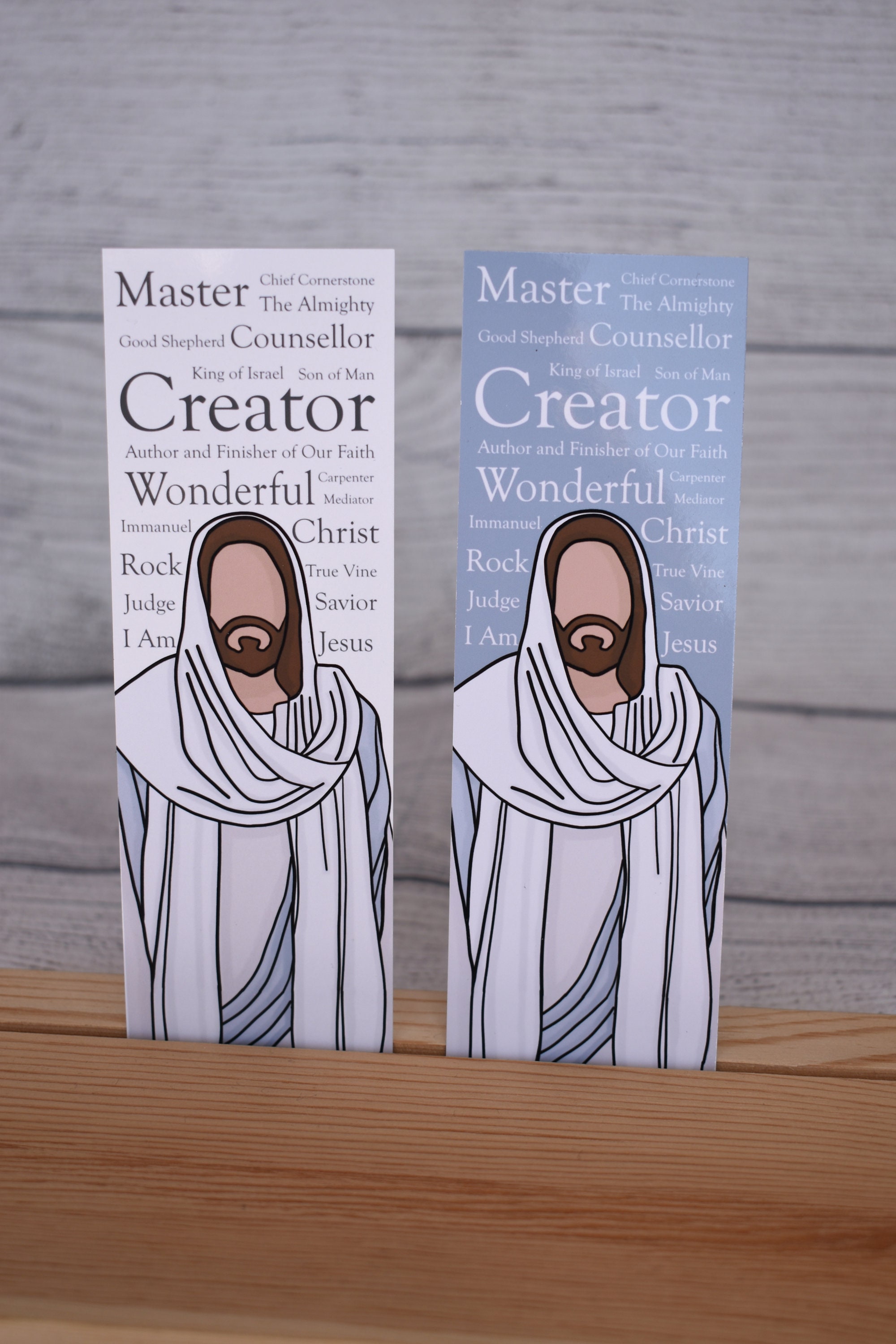 Names of Jesus Bookmark * 2x6 Inch Bookmark *double-sided - Etsy
