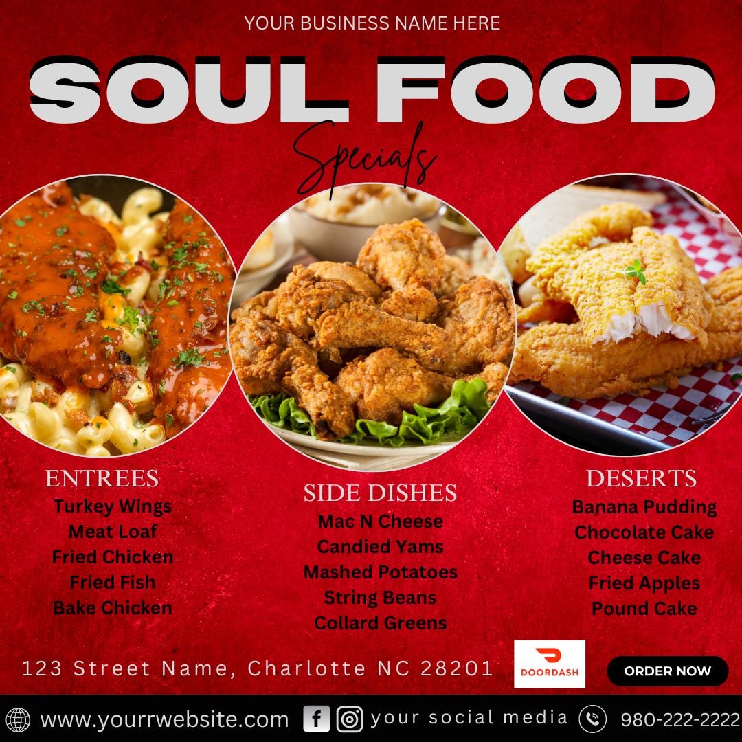 Dinner Special Flyer, Dinner Special Template, Marketing Canva Template ...