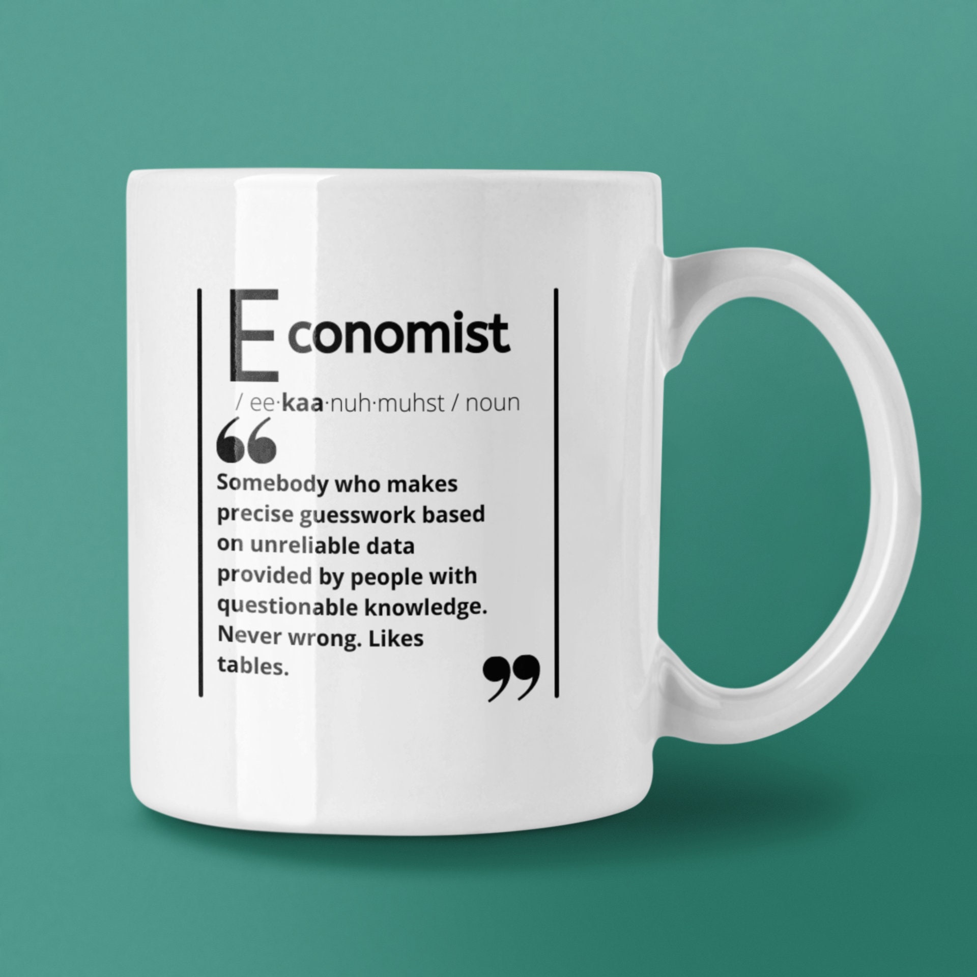 Economist Mug, Economist Definition, Funny Economist Gift, Funny Mug ...