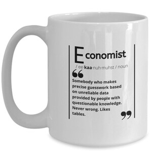 Economist Mug, Economist Definition, Funny Economist Gift, Funny Mug ...
