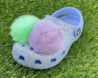 Pom Pom Crocs Charms . - Etsy