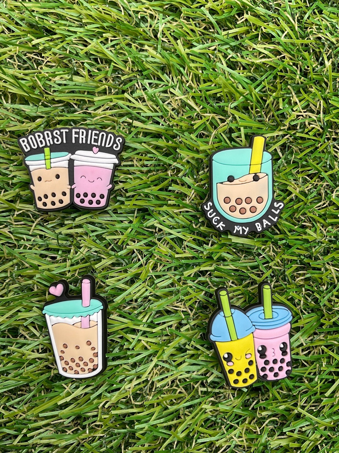 Boba Tea Crocs Charms, Boba Tea Shoe Charm, Shoe Decoration - Etsy