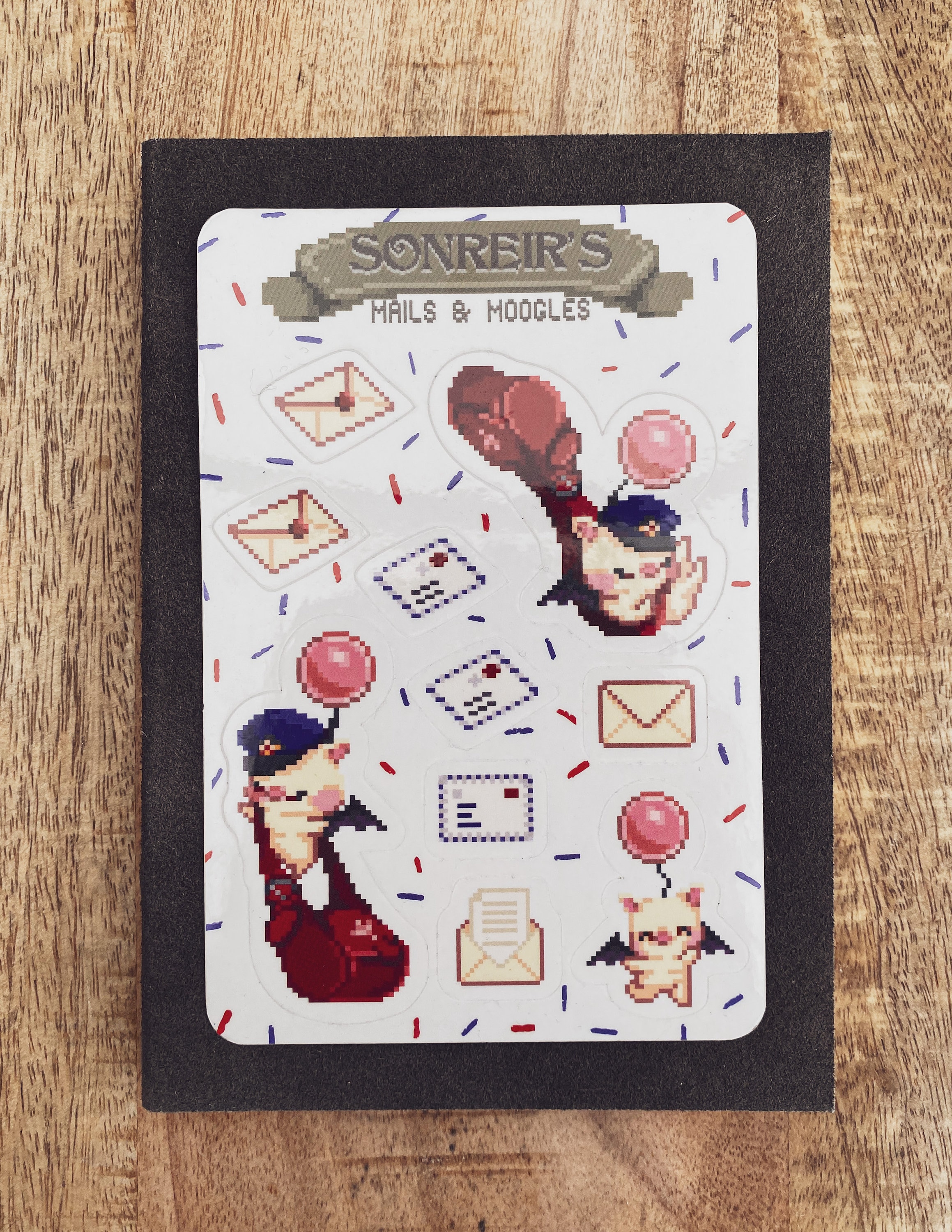 Pixel Art Delivery Moogle Final Fantasy XIV Sticker Sheet - Etsy