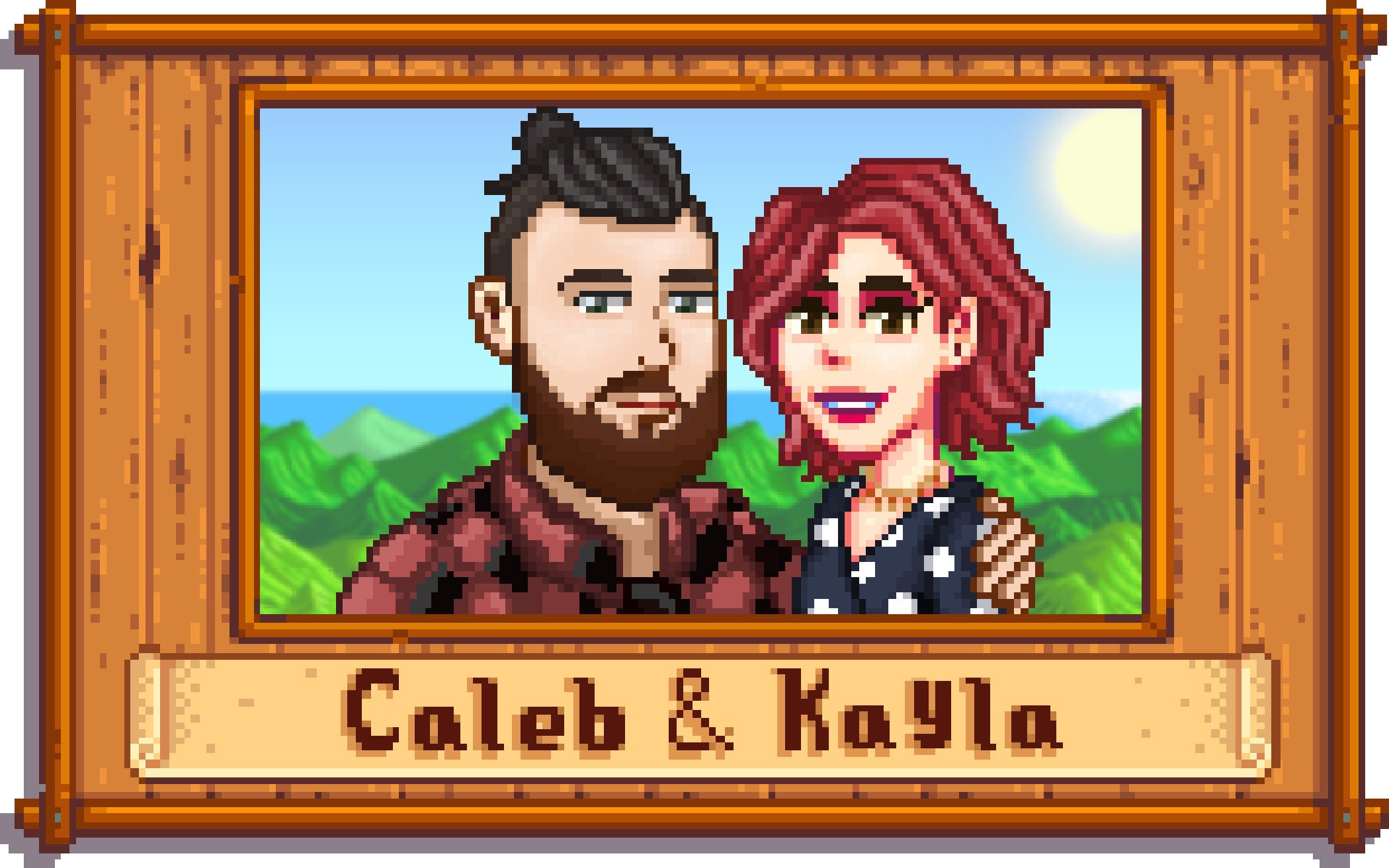 Custom Stardew Valley Couple Portrait | Cute Pixel 8bit Portrait ...