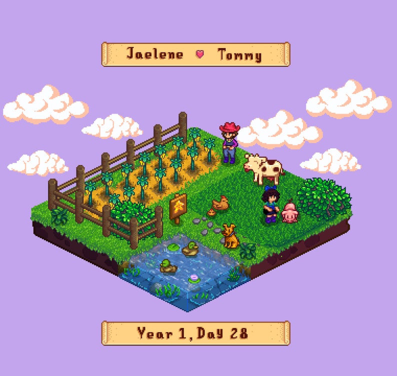 Stardew Valley Farm [medium] | Pixel Art Farm | Custom Art | Commission ...