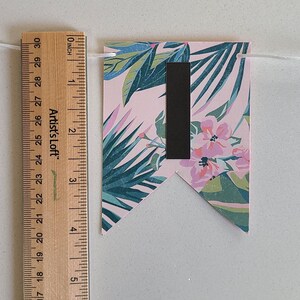 Pink Tropical Custom Happy Birthday Banner - Lily Inspired - 3x4 ...