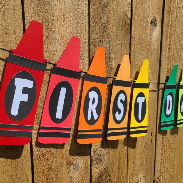 Crayon Banner - Etsy