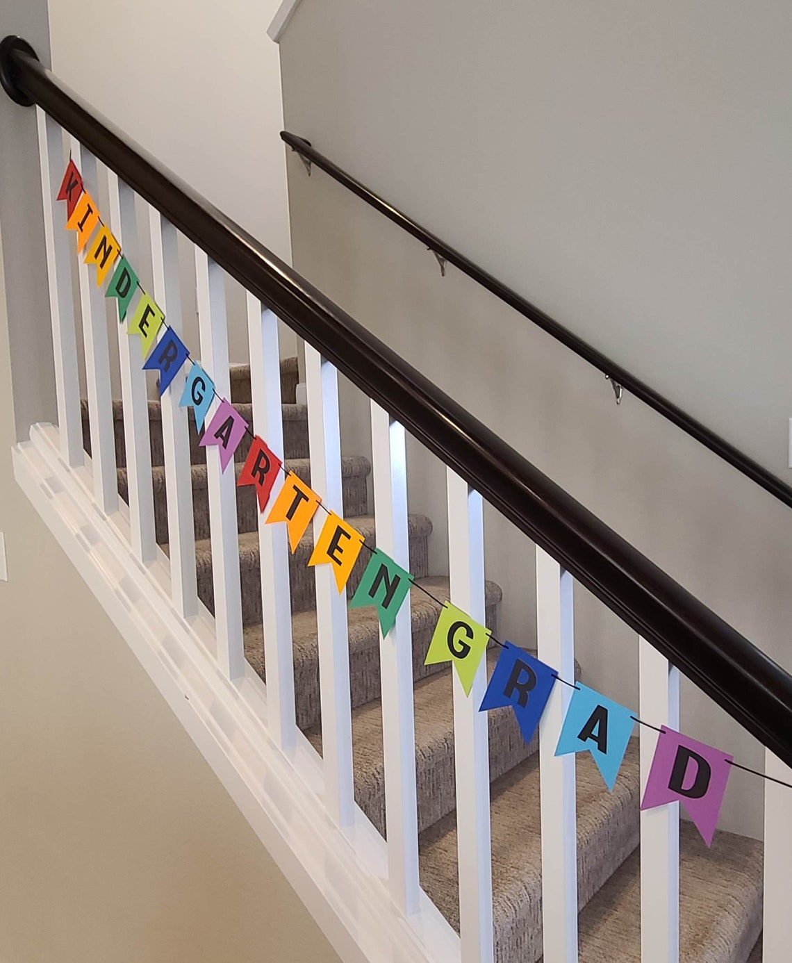 Kindergarten Graduation Banner Primary Colors Add 2023 - Etsy