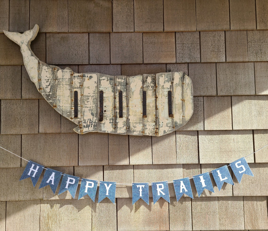 Happy Trails Banner Western Theme Retirement Happy - Etsy