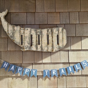 Happy Trails Banner - Western Theme - Retirement - Happy Birthday - Add ...