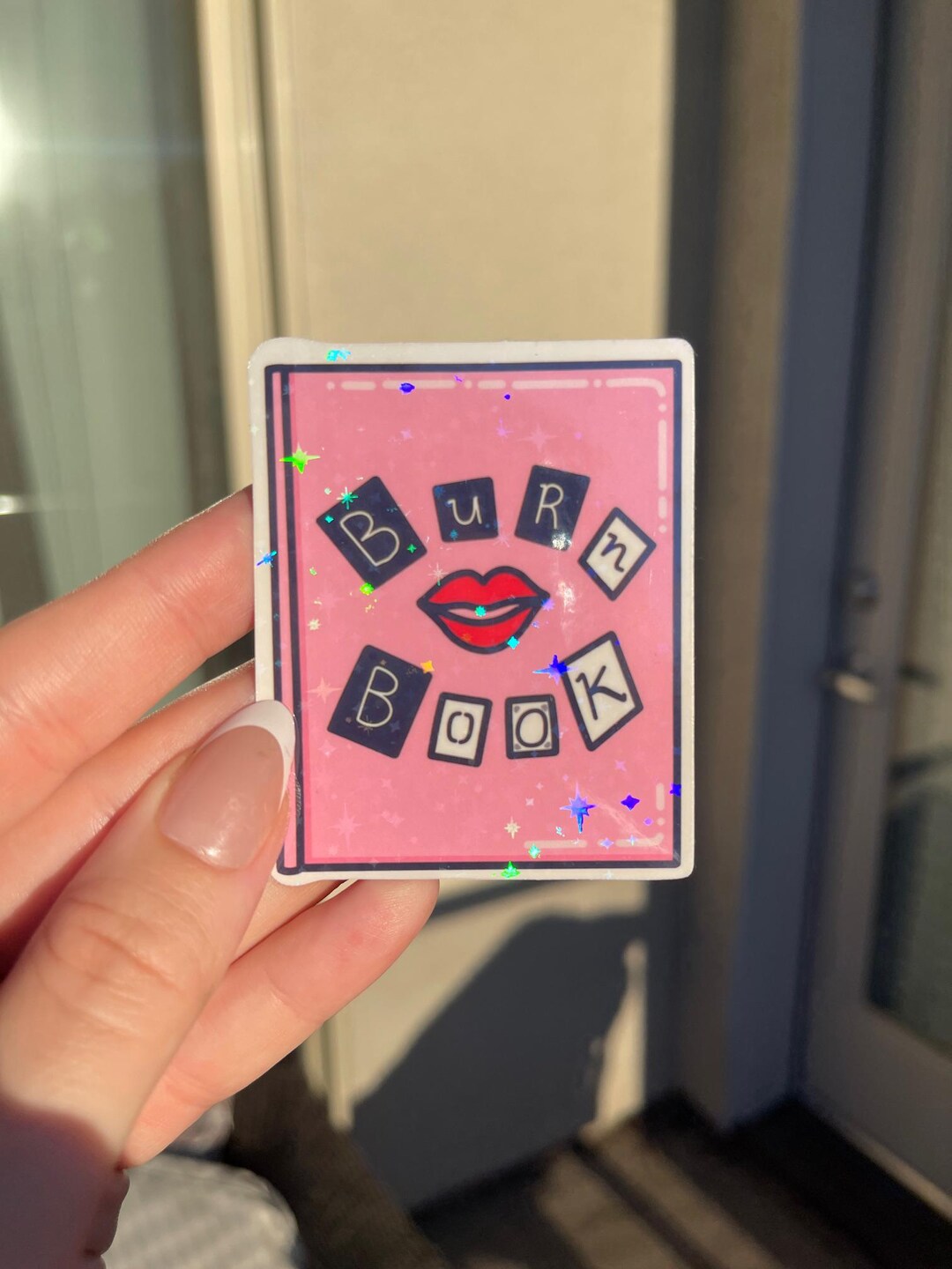 Holographic Burn Book Sticker! Mean Girls Movie Sticker, Regina George ...