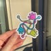 Holographic Sticky Hands Sticker! Adorable 90's Kid Inspired Sticker ...