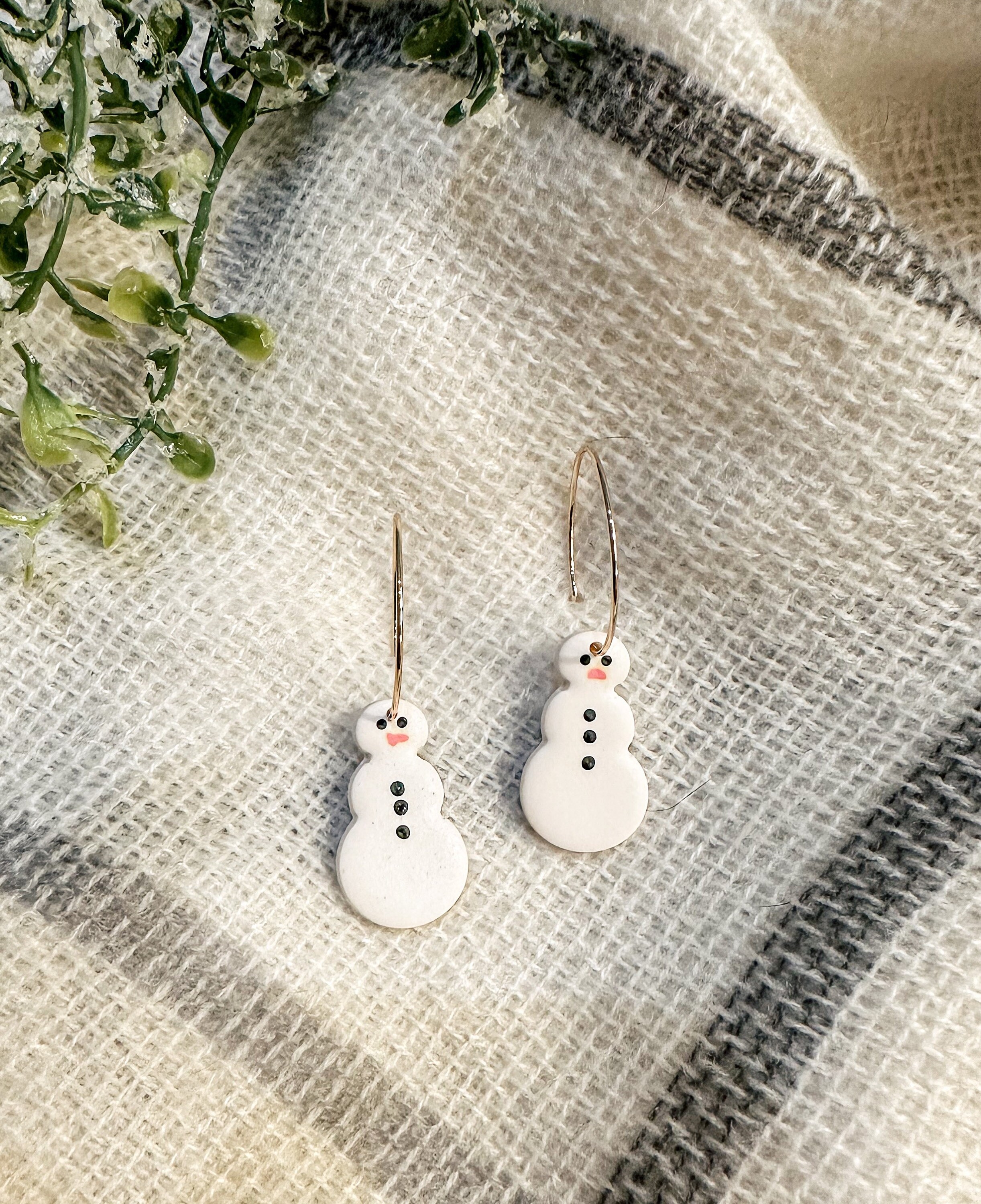 Polymer Clay Snowman - Etsy