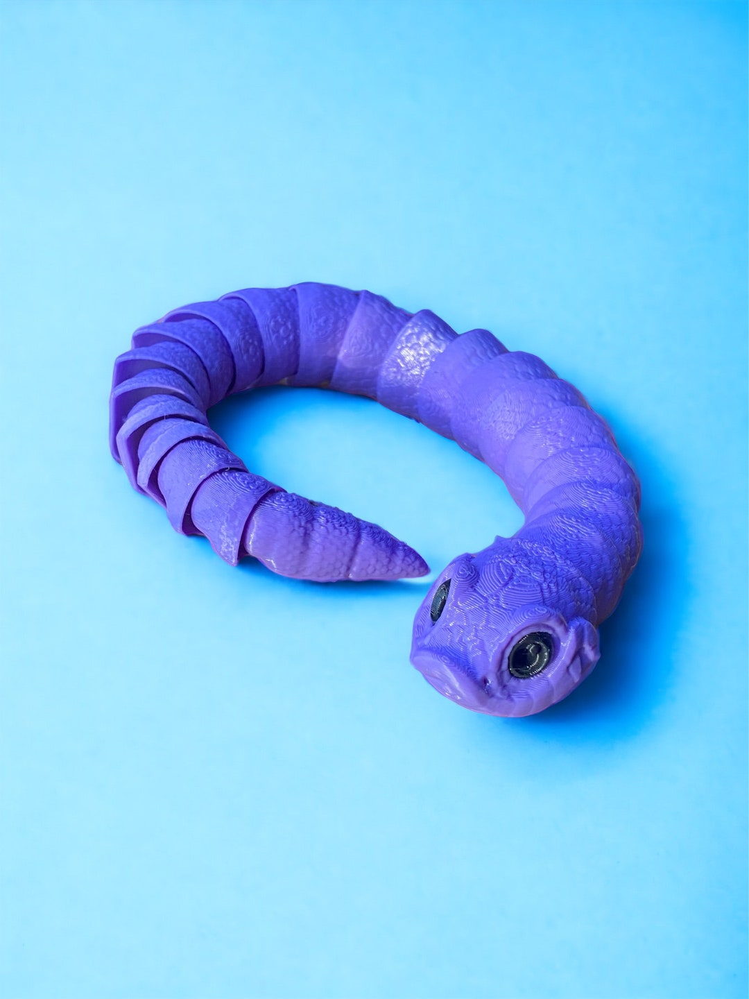 Articulated Hognose Snake Purple Fidget Toy Gift Kids - Etsy