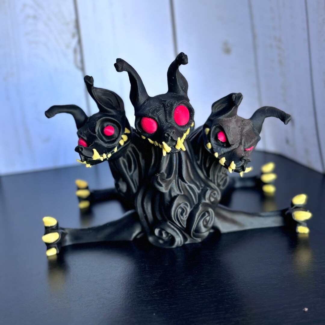 Articulated Mythology Hellhound Cerberus Creature, 3D Printed Dog ...