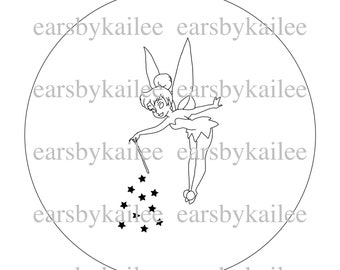 Tinkerbell Outline - Etsy