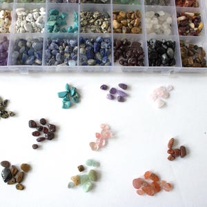 Crystal Jewelry Making Kit With Gemstone Chip Beads, Jewelry Wire ...