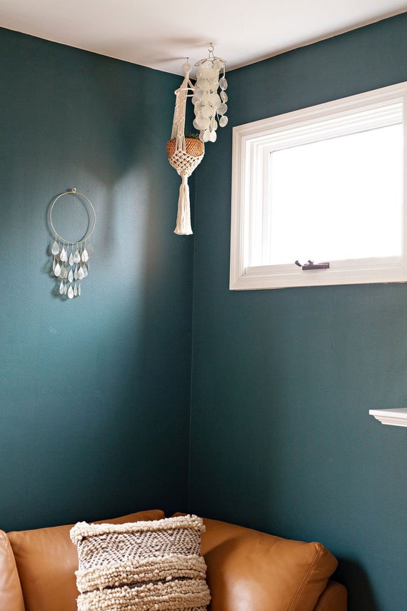 Round Teardrop Capiz Wall Decor | Etsy