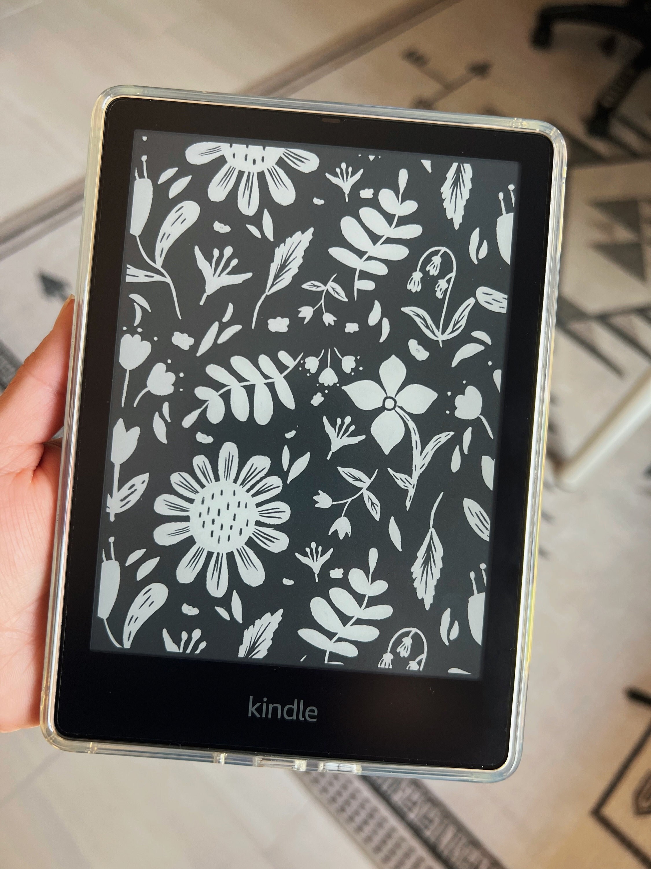 Kindle Screensaver Floral Kindle Wallpaper Art for Kindle Florece - Etsy