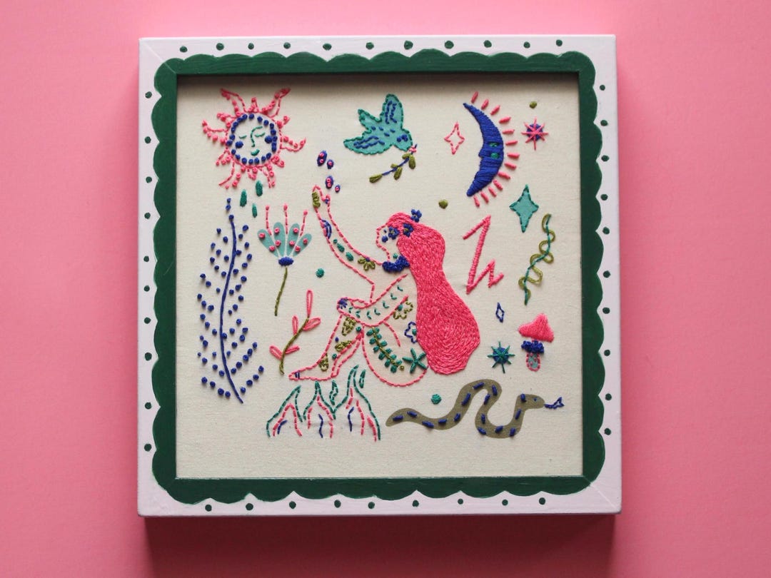 Persephone Embroidery Kit DIY Embroidery - Etsy