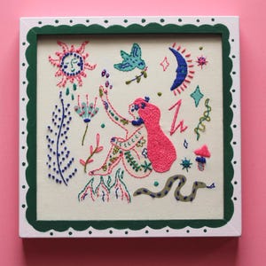 Persephone Embroidery Kit DIY Embroidery - Etsy