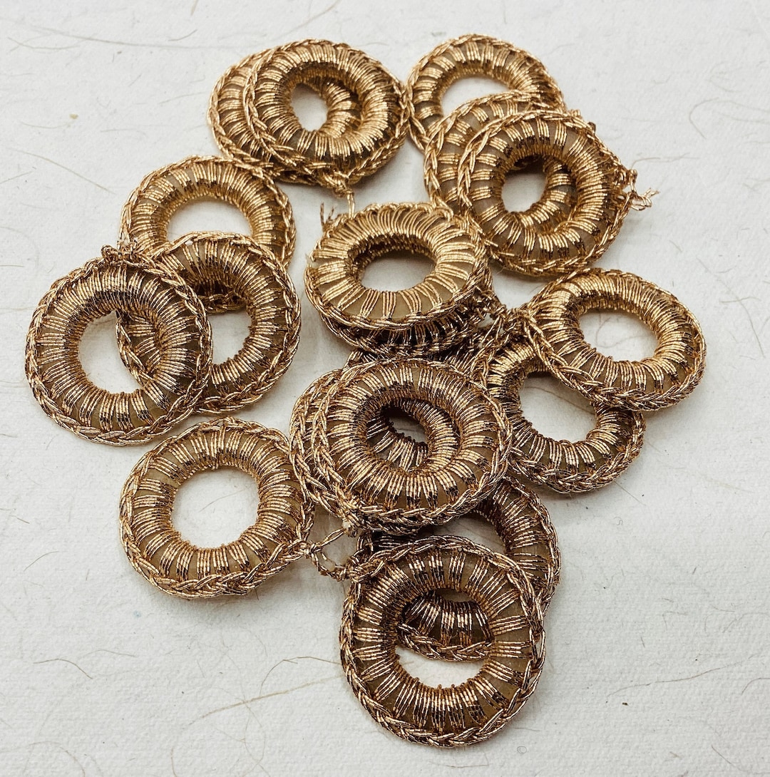 Gold and Silver Shisha Mirror Rims for Embroidery, 20mm - Etsy