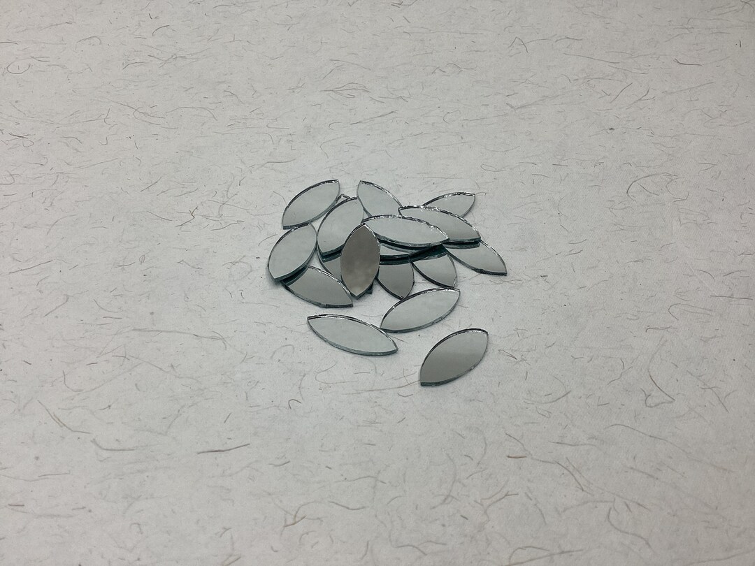 Marquise Shaped Glass Shisha Mirrors for Embroidery 15mm X 9mm - Etsy