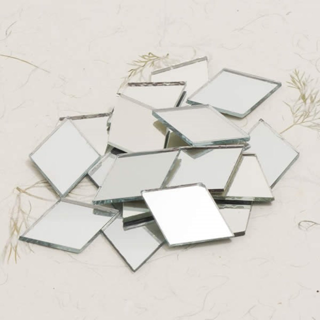 Large Diamond Glass Shisha Mirrors for Embroidery - Etsy