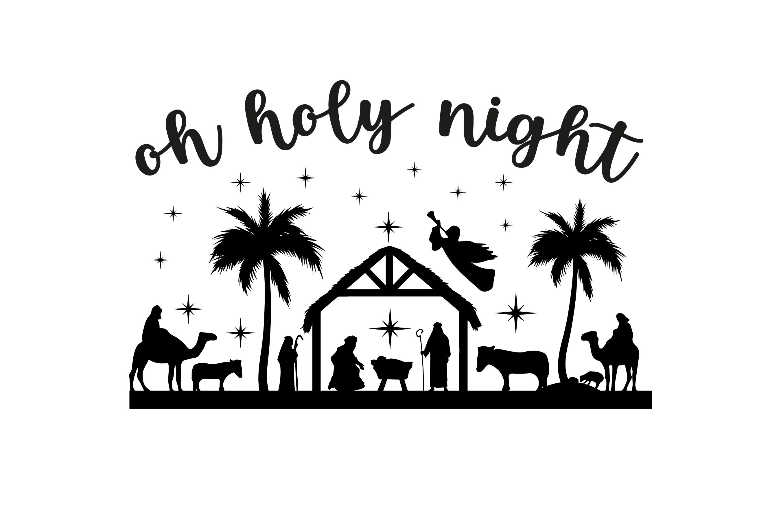 Nativity SVG Bundle, Cut File, Cricut, Nativity Scene Svg, Nativity SVG ...