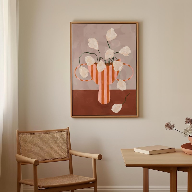 Abstract Floral Muted Art - Etsy
