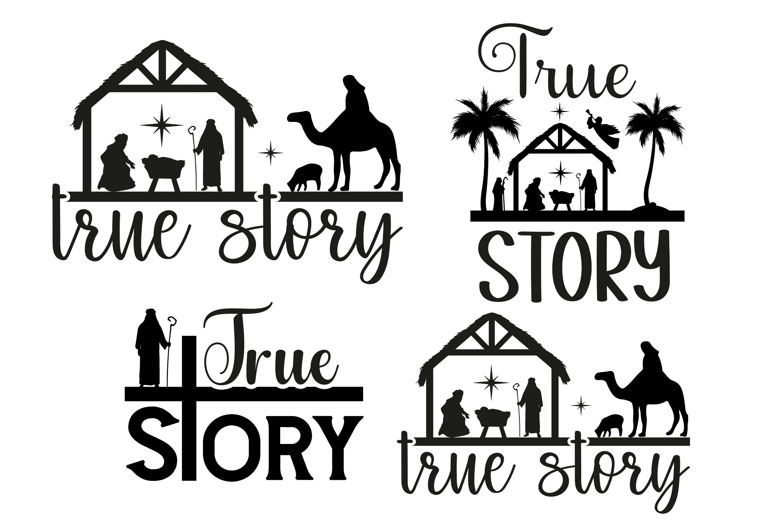 Nativity SVG Bundle, Cut File, Cricut, Nativity Scene Svg, Nativity SVG ...