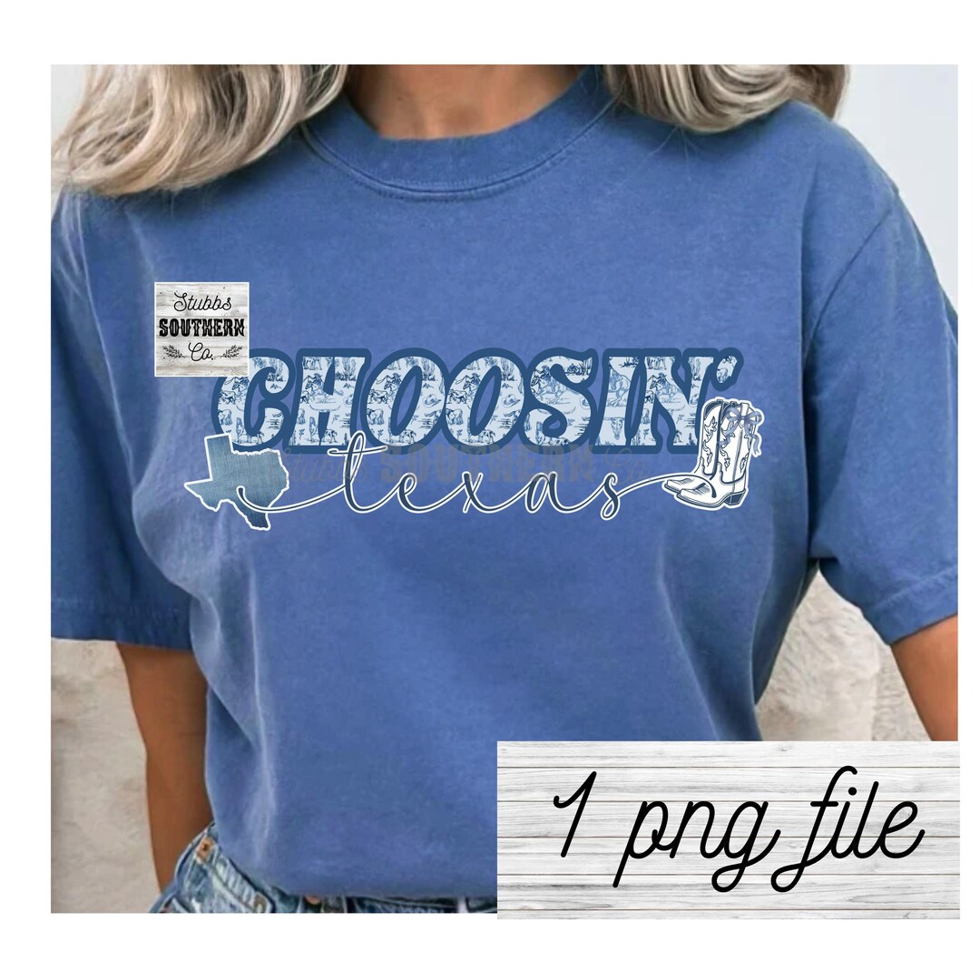 Choosing Texas PNG | Vintage Western Art, Cowboy Shirt, Country Design ...