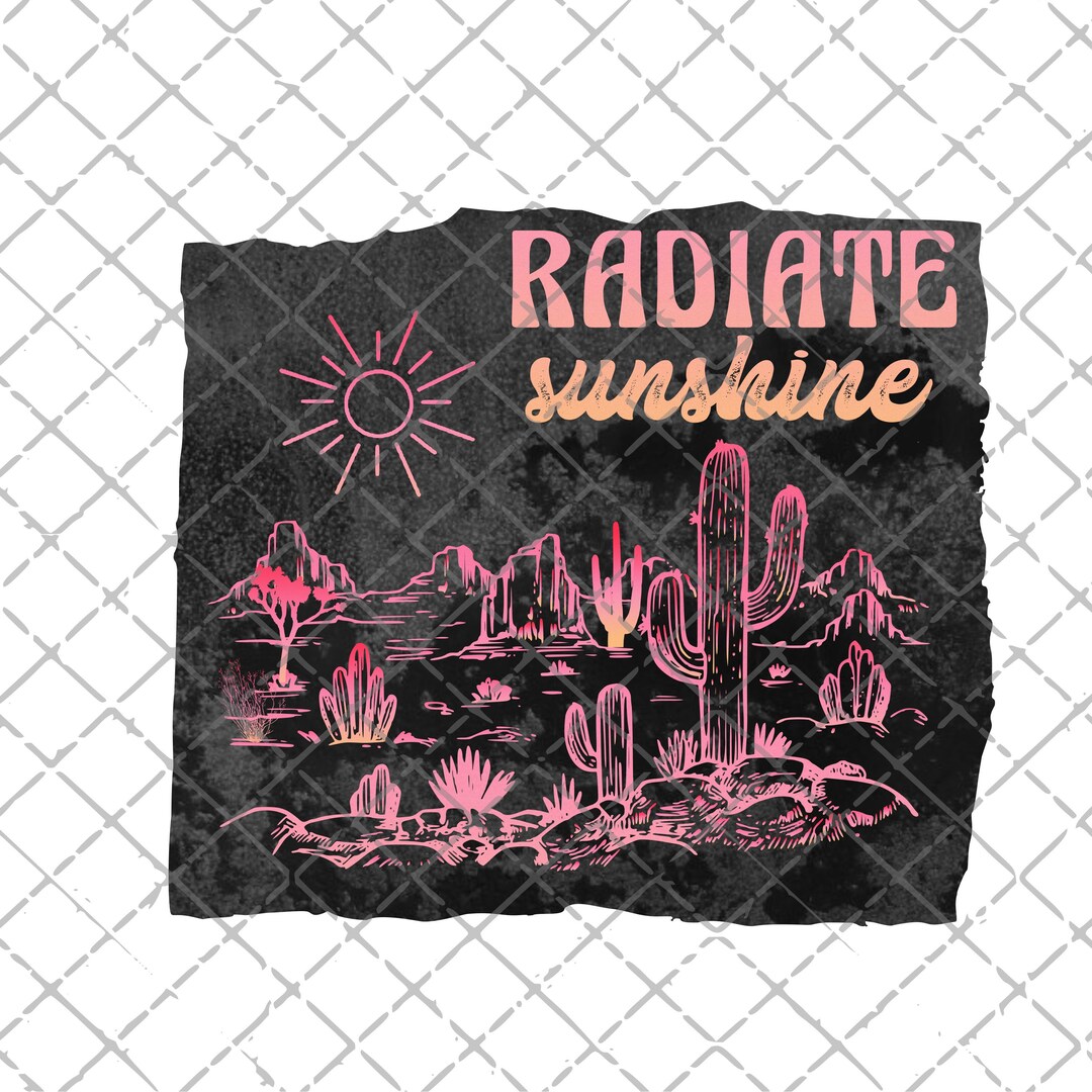Radiate Sunshine PNG, Country PNG, Desert Png, Southern Clipart ...