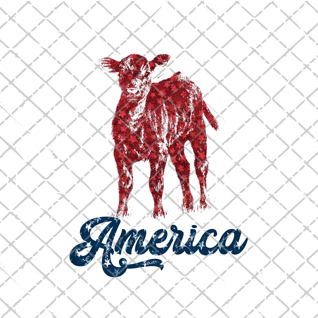 American Flag Cows PNG File, Sublimation Design, Digital Download, Farm ...
