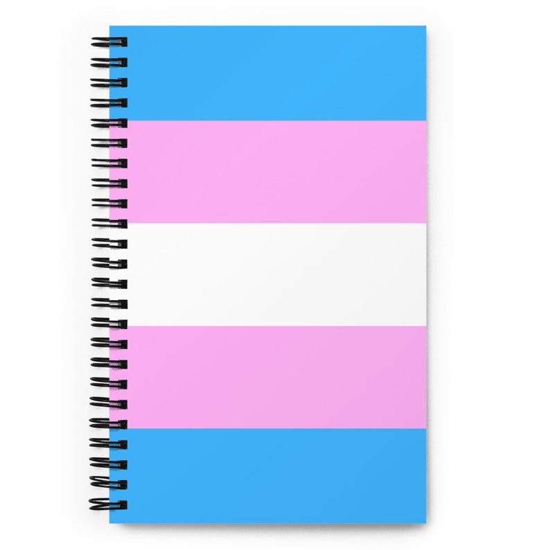 Trans Pride Flag - Spiral Notebook - Etsy