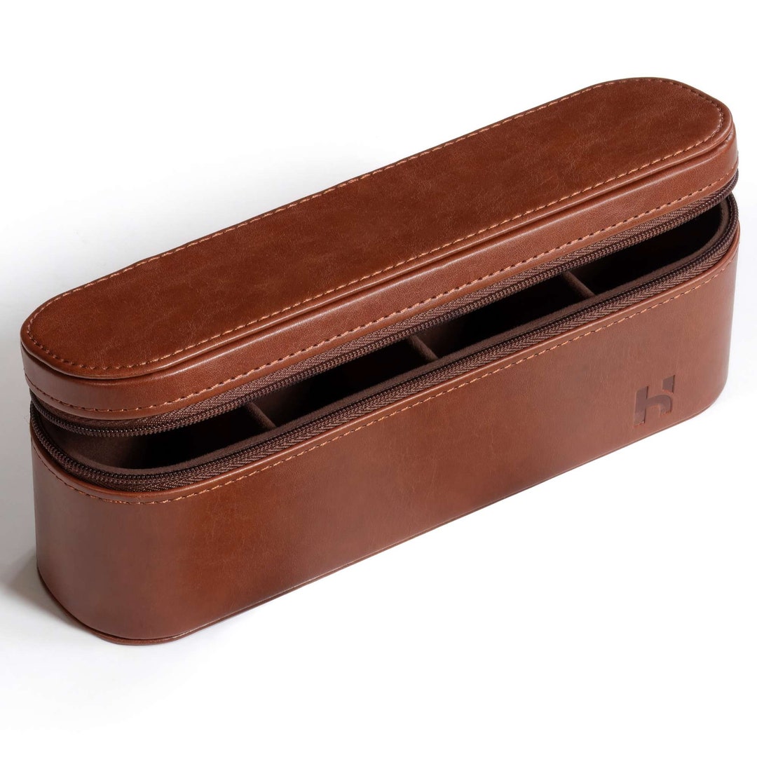 Holme & Hadfield - Combo Deck - Leather Case for Extra Pillars - Brown ...