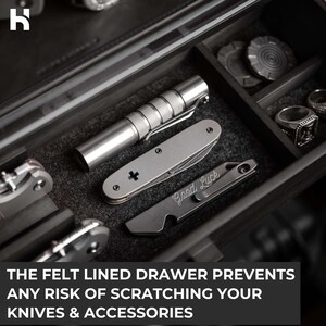 Handcrafted Watch & Pocket Knife Display Case Switch up Your Display ...