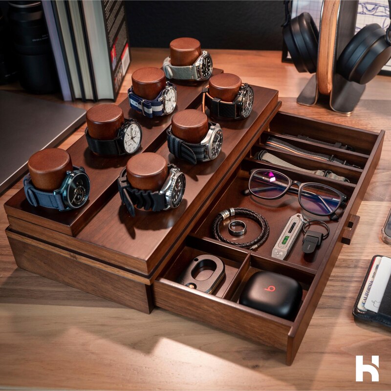 Wooden Tie Box Organizer - Etsy