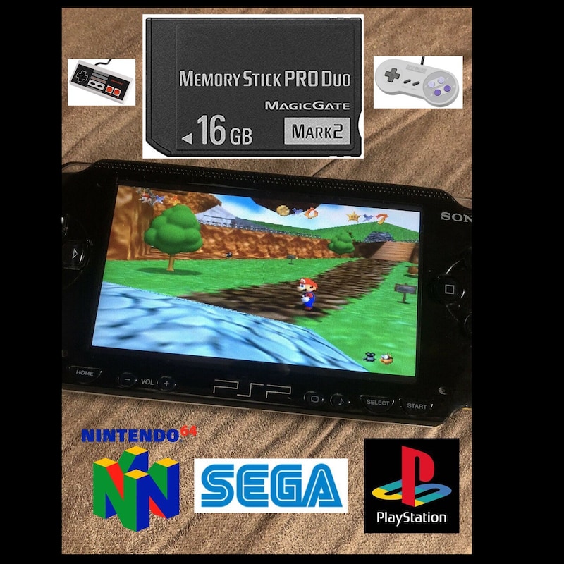 Psp Memory Card With Games - Etsy