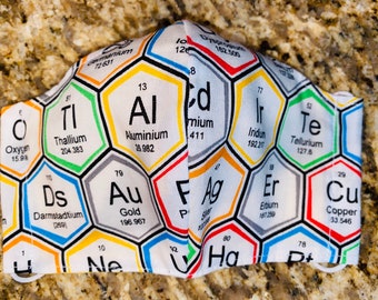 Periodic Table Face Mask - Etsy