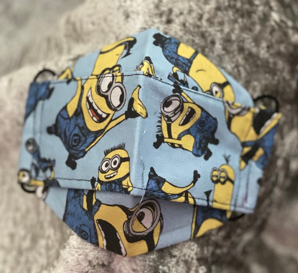 Minion Face Mask - Etsy