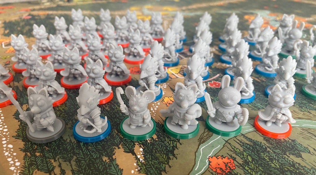 3D Printed Figurines for Board Games and Others - D&D, Root ...